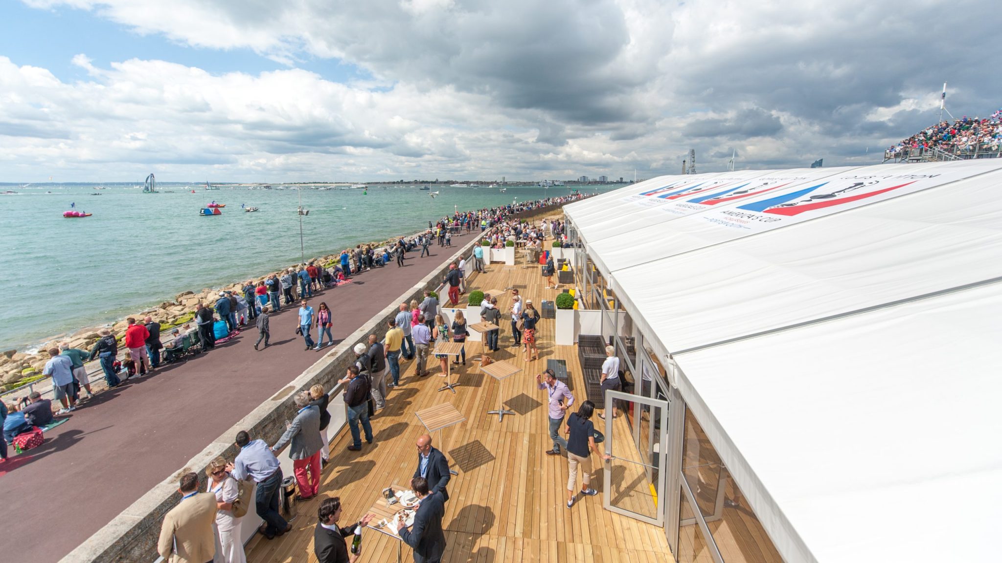 Viewing decks & terraces for spectator enjoyment | Mar-Key Group